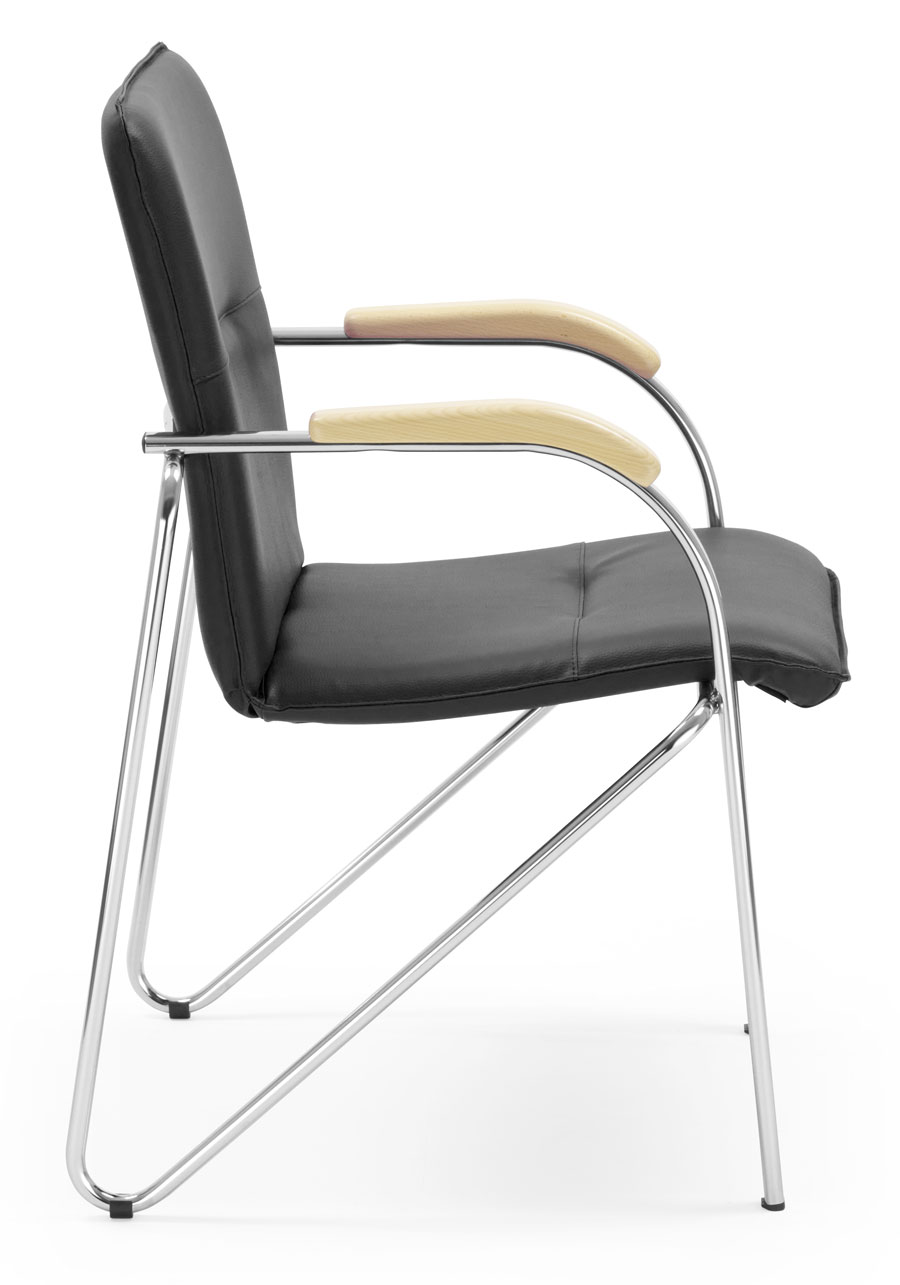 "Samba" Leather Visitor Armchair